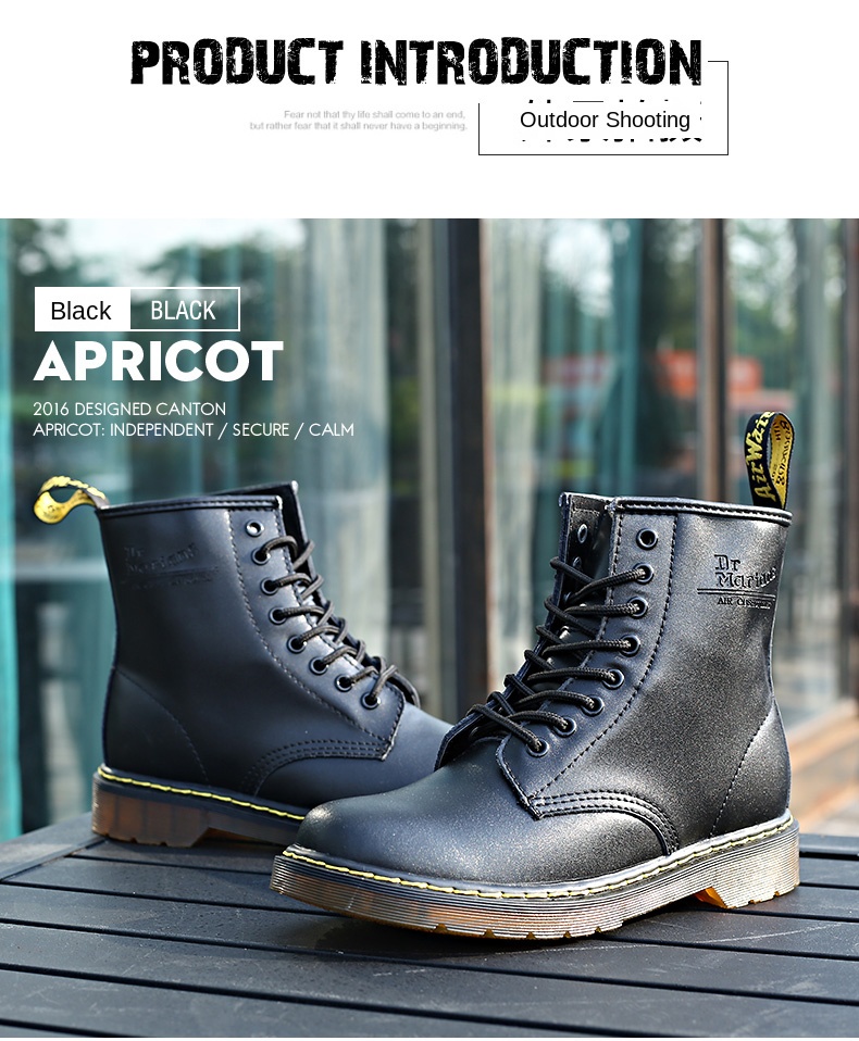 ¡ Stock Listo ! Hombres Mujeres Moda Botas Martin Zapatos Formales De ...