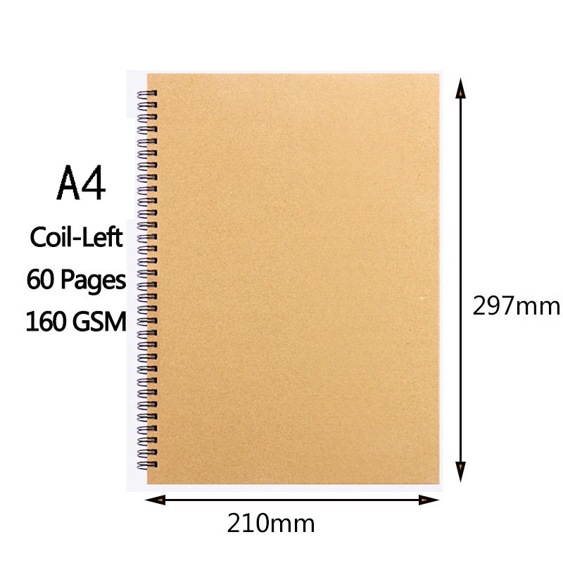 160 GSM Profesional Cuaderno De Bocetos A5/A4/A3/8K/16K Papel Grueso Graffiti Arte Suministros ...