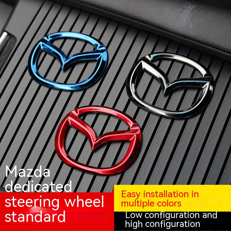 Mazda Logo Del Volante Modificado Logotipo Coche Pegatinas Decorativas ...