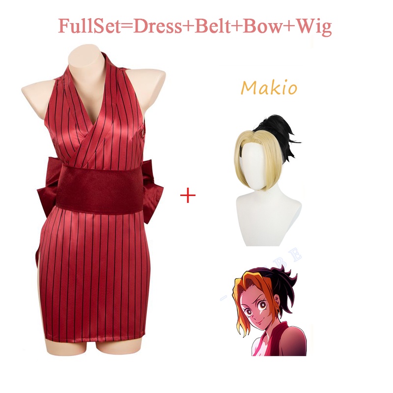 Anime Demon Slayer Suma Hinatsuru Makio Cosplay Disfraz Uzui Tengen ...