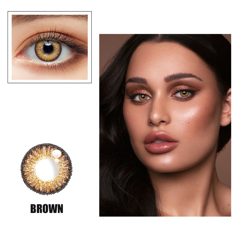 [Venta Al Por Mayor] Maxiy Girl Novmas 1 Par De Lentes De Contacto De ...