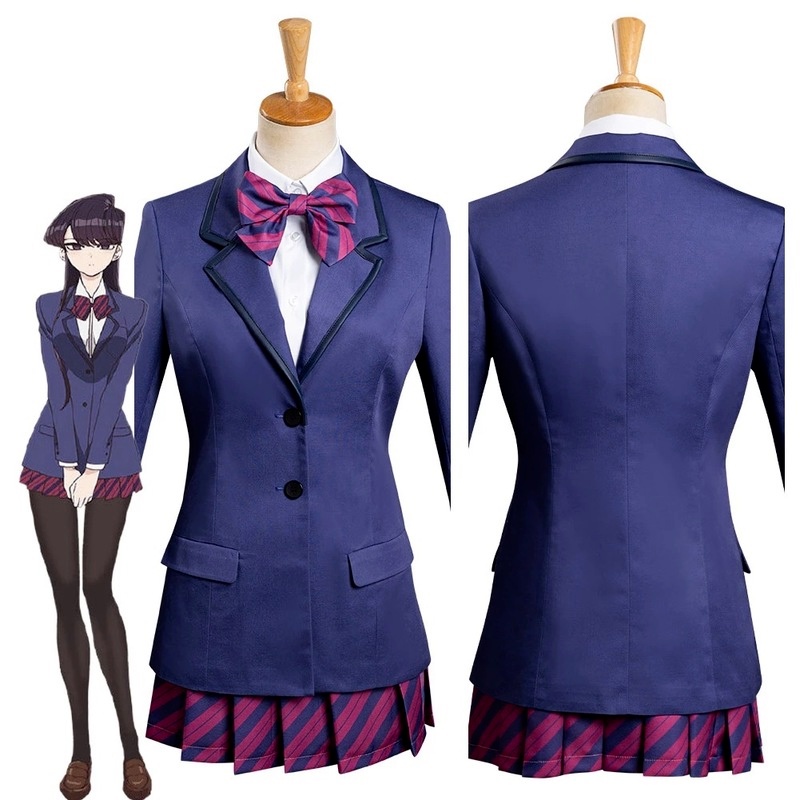 Anime Komi No Puede Comunicar Shouko Cosplay Disfraz Niñas Uniforme ...