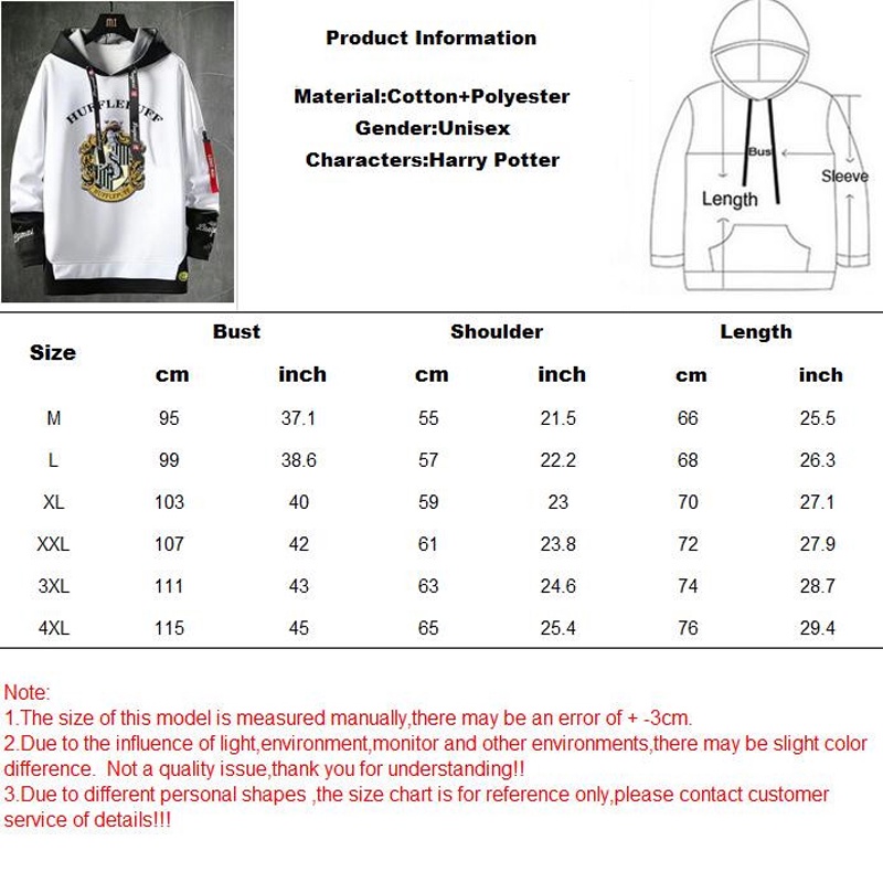 Harry Potter Cosplay Sudadera Con Capucha Hogwarts Ravenclaw Hufflepuff Slytherin Gryffindor ...