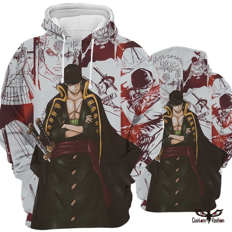 Sudadera Con Capucha Zoro Tony Chopper Sudaderas De Anime De Dibujos ...
