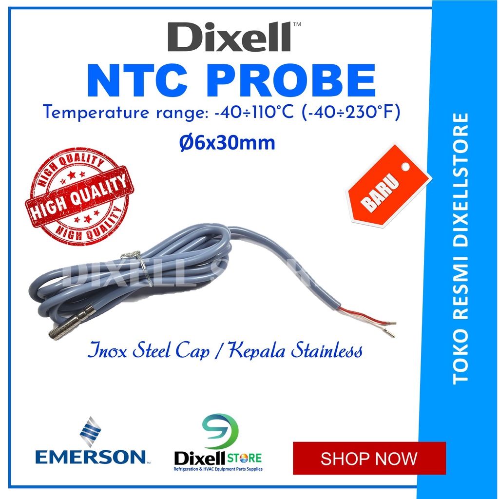 Sensor De Sonda De Termistor Dixell Emerson NTC | Shopee México
