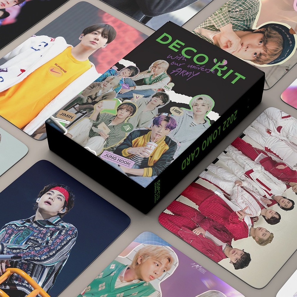 Kpop 54 Unids/Caja Photocards BTS DECO KIT FEATS 9TH 2022 Seasons ...