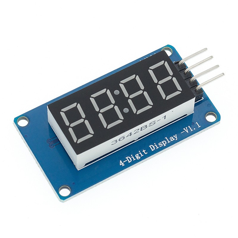 TM1637 Módulo De Pantalla LED Digital De 4 Bits Para arduino 7 Segmentos 0.36 Pulgadas Reloj ...