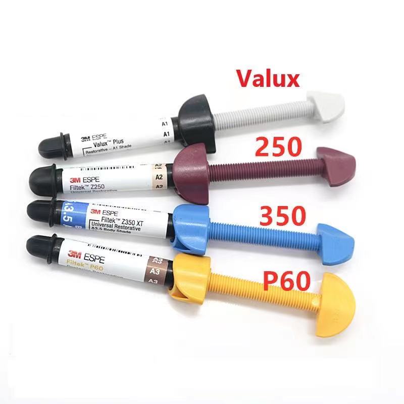Resina De Cura De Luz Compuesta Dental 3M ESPE Jeringa Z350XT Z250 P60 Valux Plus A1 A2 A3 A3.5 ...
