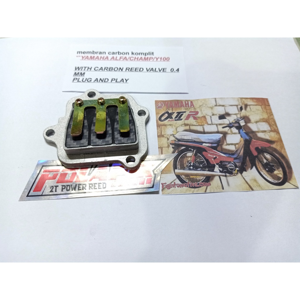 Membrana De Carbono alfa Completa yamaha champ FULLset Válvula De ...