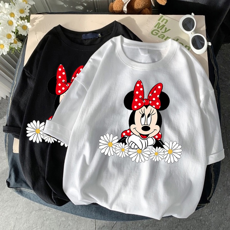 Playeras De Mujer Moda Con Estampado RatóN Dibujos Animados | Shopee México