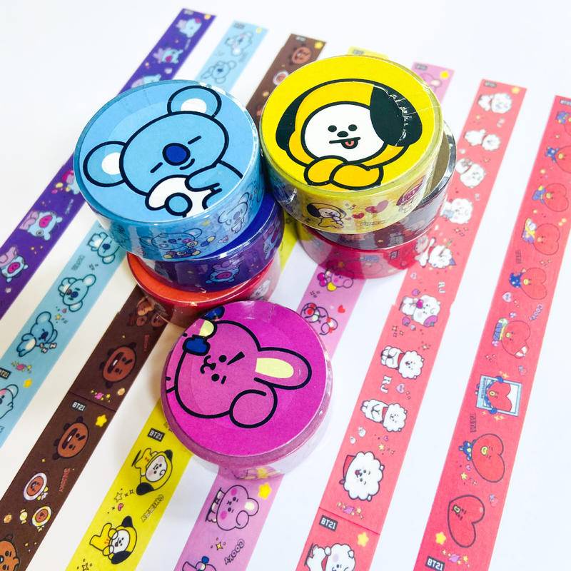 Kpop BTS BT21 Color Caramelo Lindo Oso De Dibujos Animados Conejo Perro ...