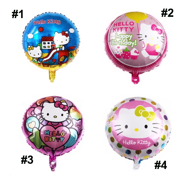 18 Pulgadas De Dibujos Animados Tema Hello Kitty Foil Globo Niños ...