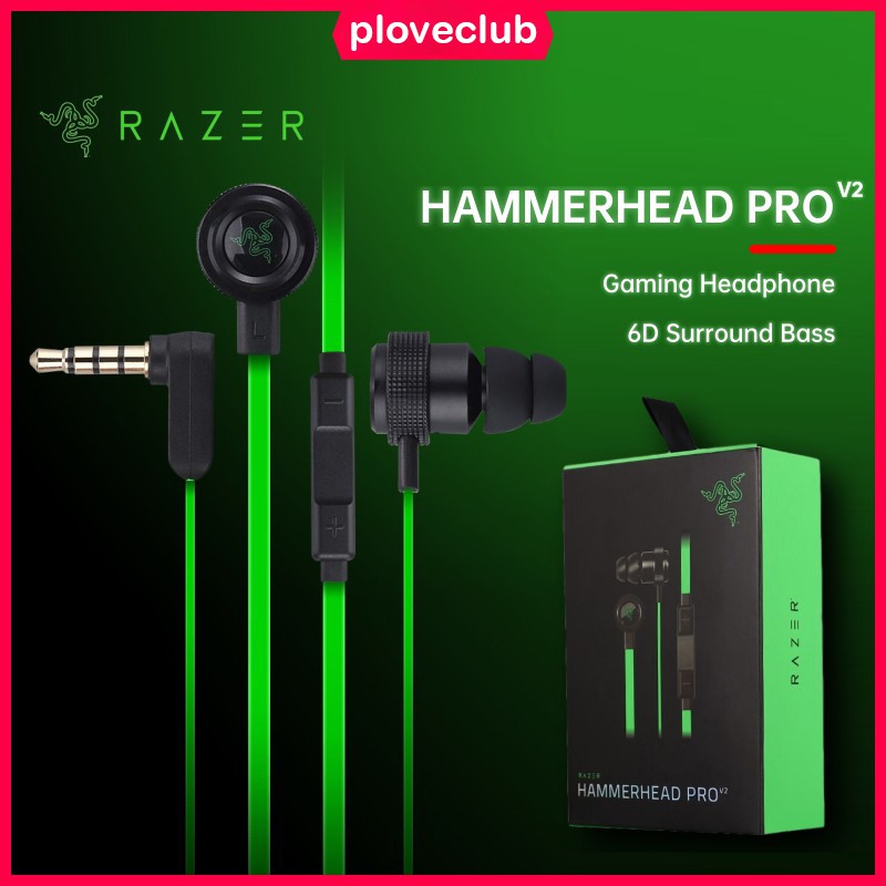 Razer Hammerhead Pro V2 Gaming Auriculares Aislamiento De Ruido Con ...