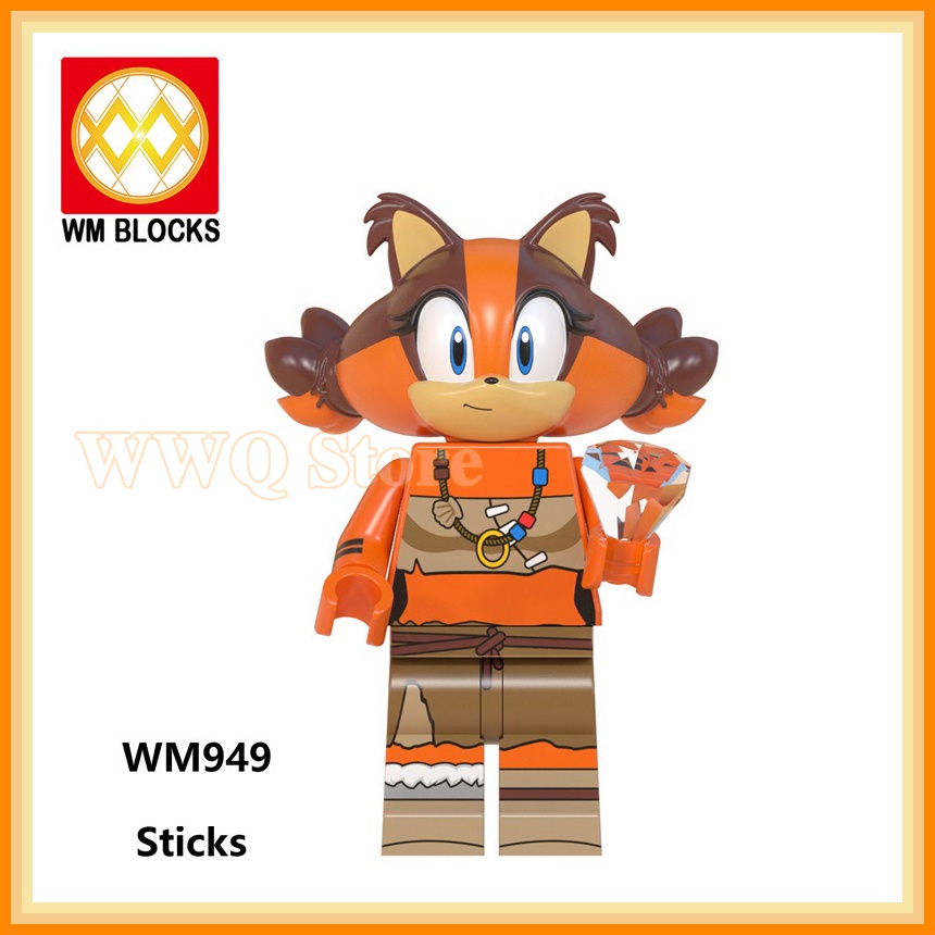 Lego Minifigures WM6088 Anime Sonic Building Blocks Toys for Kids ...