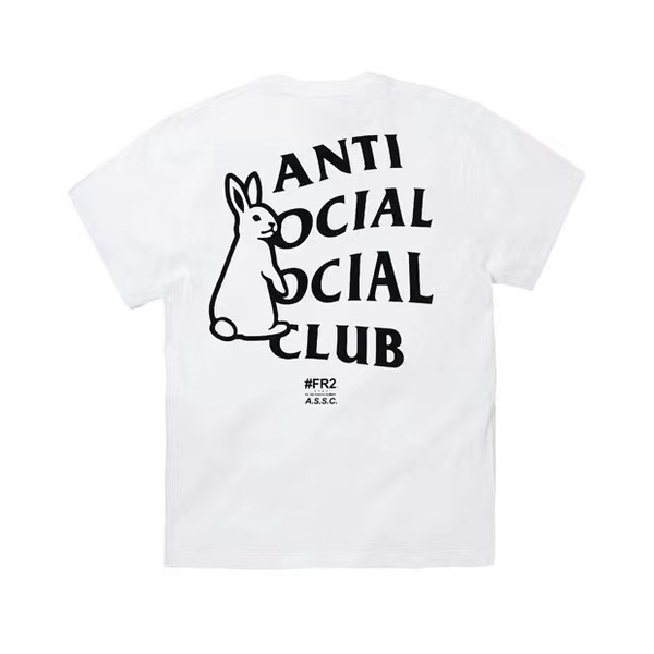 FR2 joint ASSC Anti Social Club smoking Mata A Los Hombres Y Mujeres Camiseta De Manga Corta ...