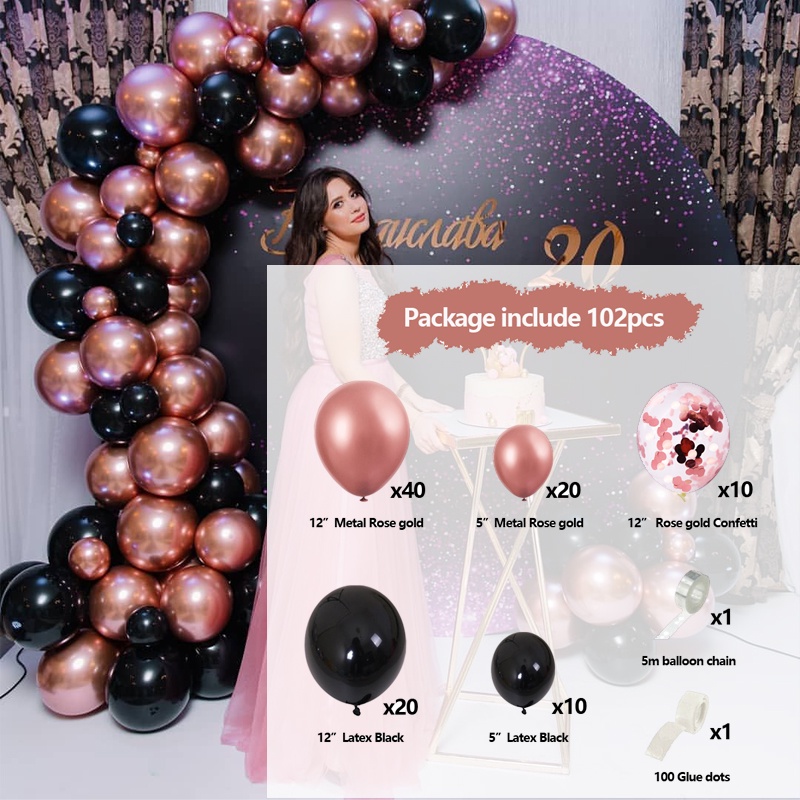 Fiesta Temática De Negro Y Dorado ArreglosydecoracionesK&N | Sencilla