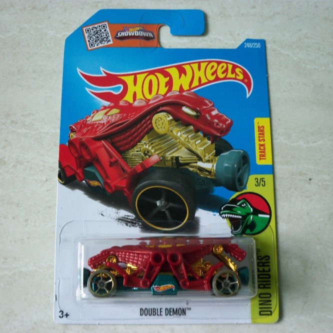 Hot Wheels Double Demon (Dino Riders)-Coche De Juguete En Miniatura ...