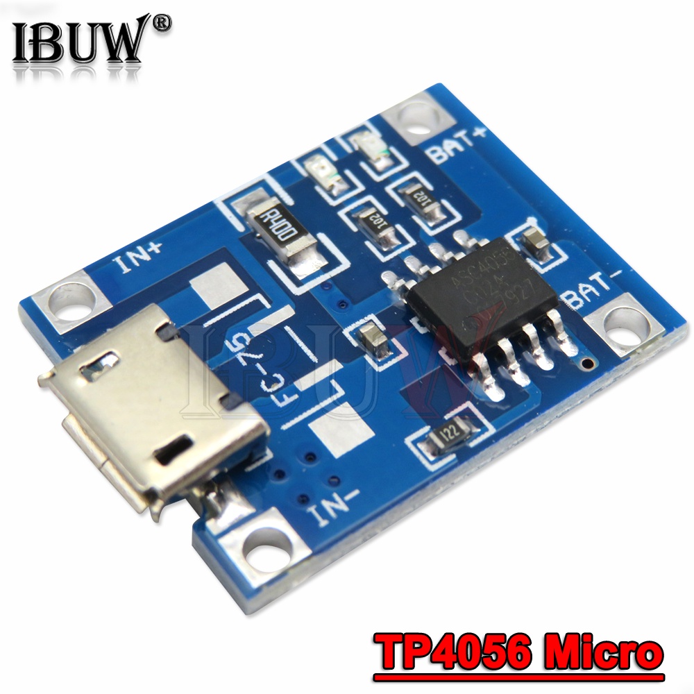 5pcs 5V 1A 18650 TP4056 Cargador De Batería De Litio Módulo De Carga De La Junta Con Protección ...