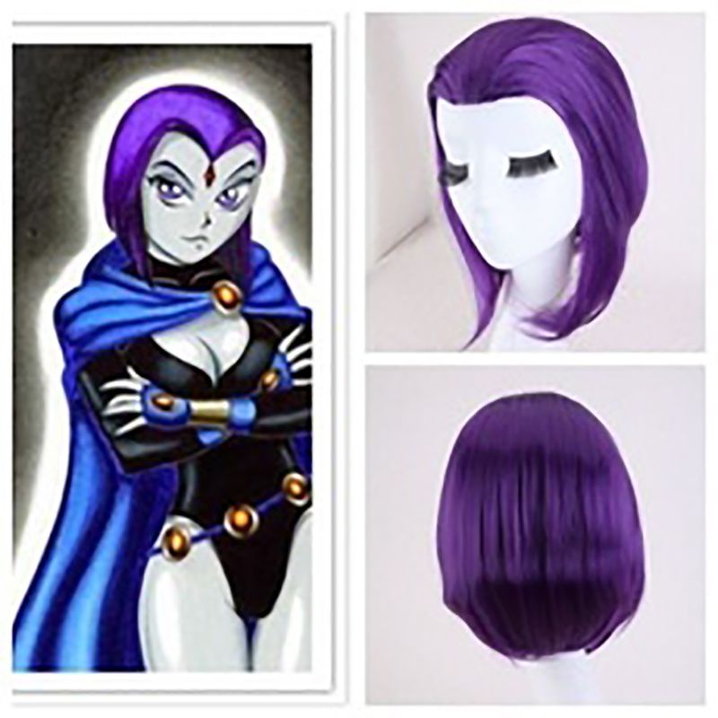 Disfraz De Cosplay Teen Titans Raven Superhéroe Capa Monos Zentai ...