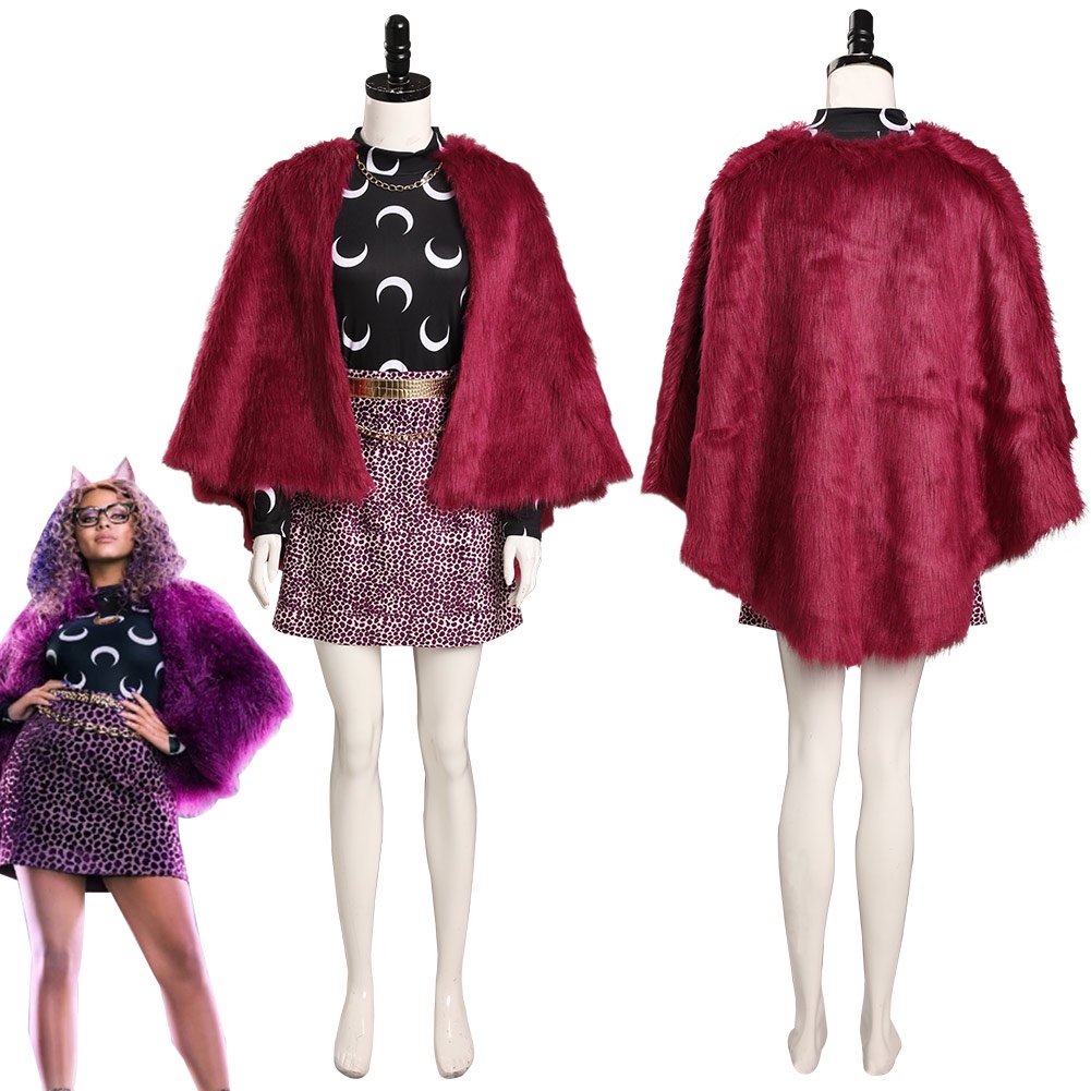 Monster High Clawdeen Wolf Cosplay Disfraz Para Mujer Trajes Halloween