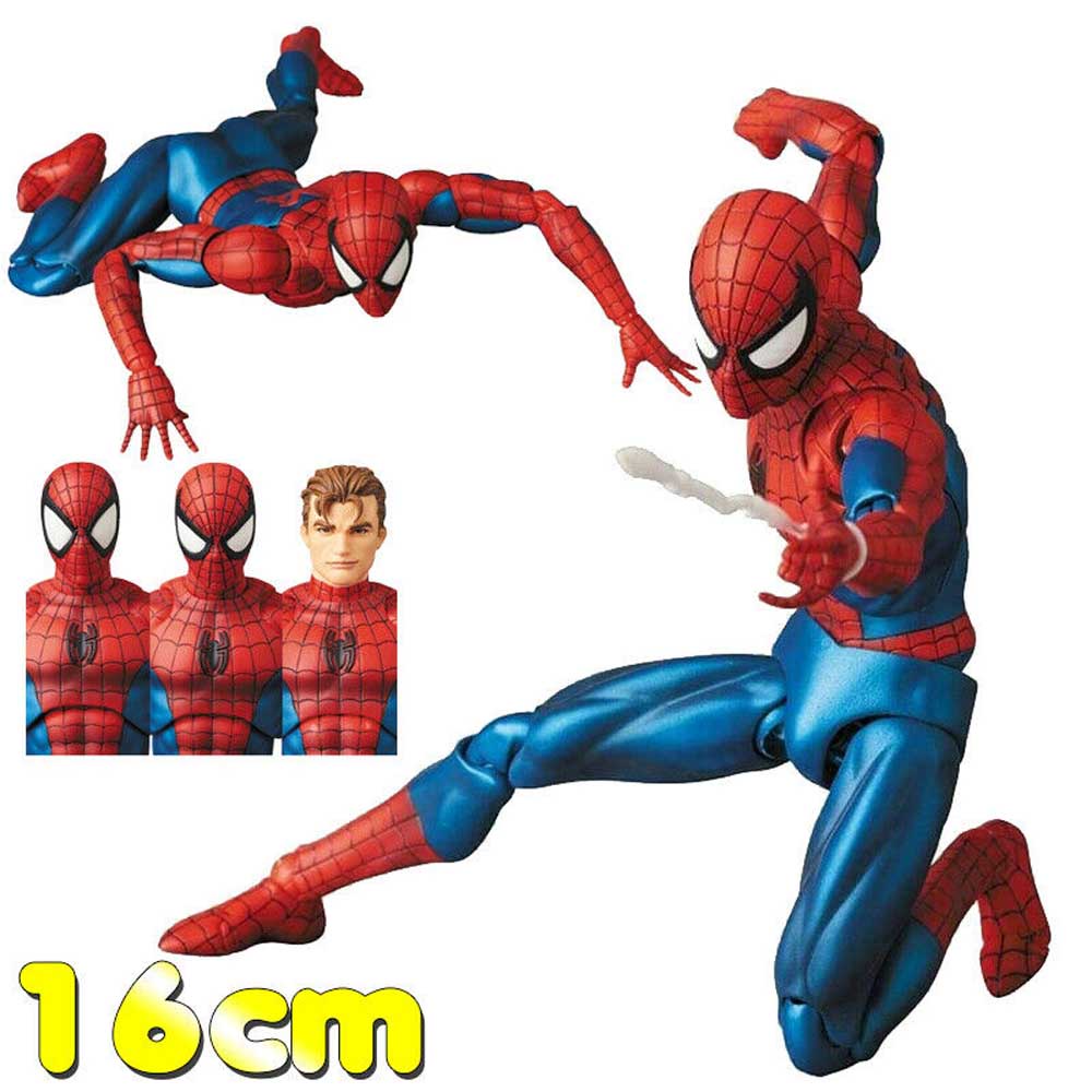 Marvel Spider Man Mafex 075 Comic Ver Joints Figura Móvil Modelo ...