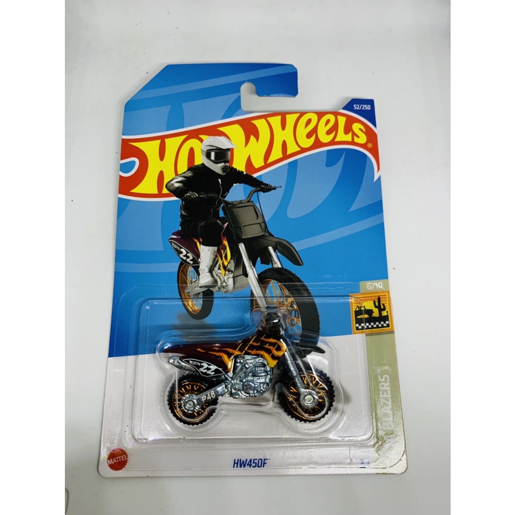 Hotwheels HOT WHEELS HW450F Black Steels BLAZERS LOT D 2022 DIECAST Miniature MOTOR TRAIL ...
