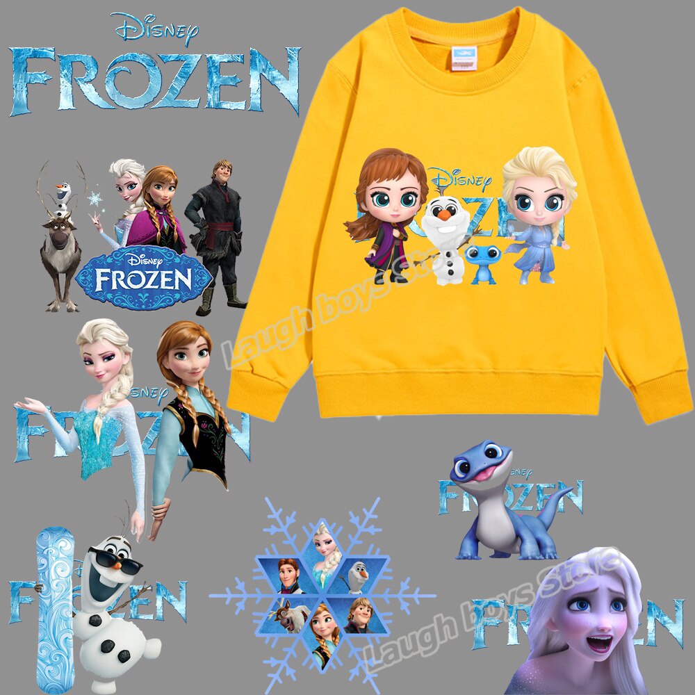Disney Frozen Parche De Hierro En La Ropa Pegatina Olaf Elsa Anna ...