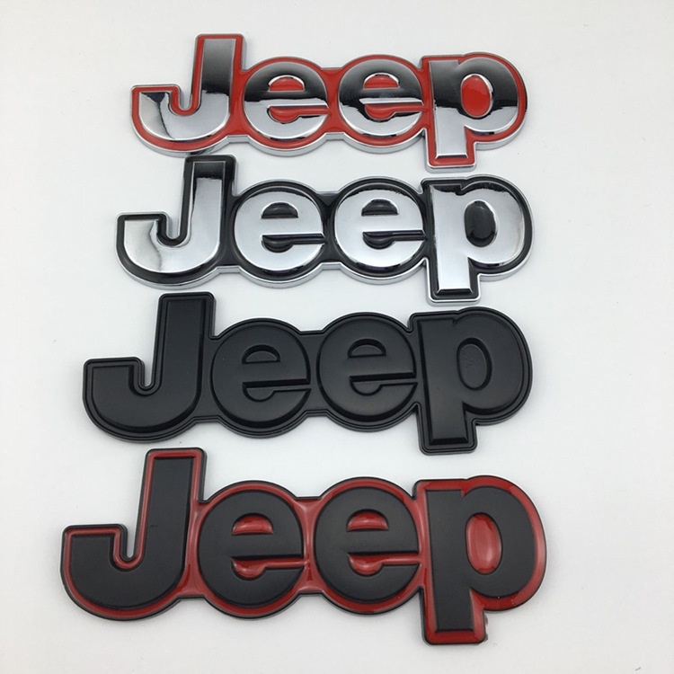 Adecuado Para JEEP Coche Pegatina De Metal Inglés Logotipo De Una Sola ...