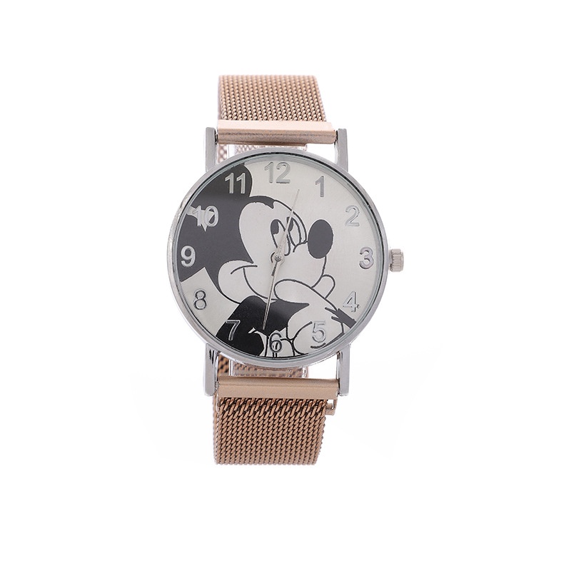 Reloj Mickey Mouse mujer relojes Imán Con Perezoso Señoras De Dibujos ...