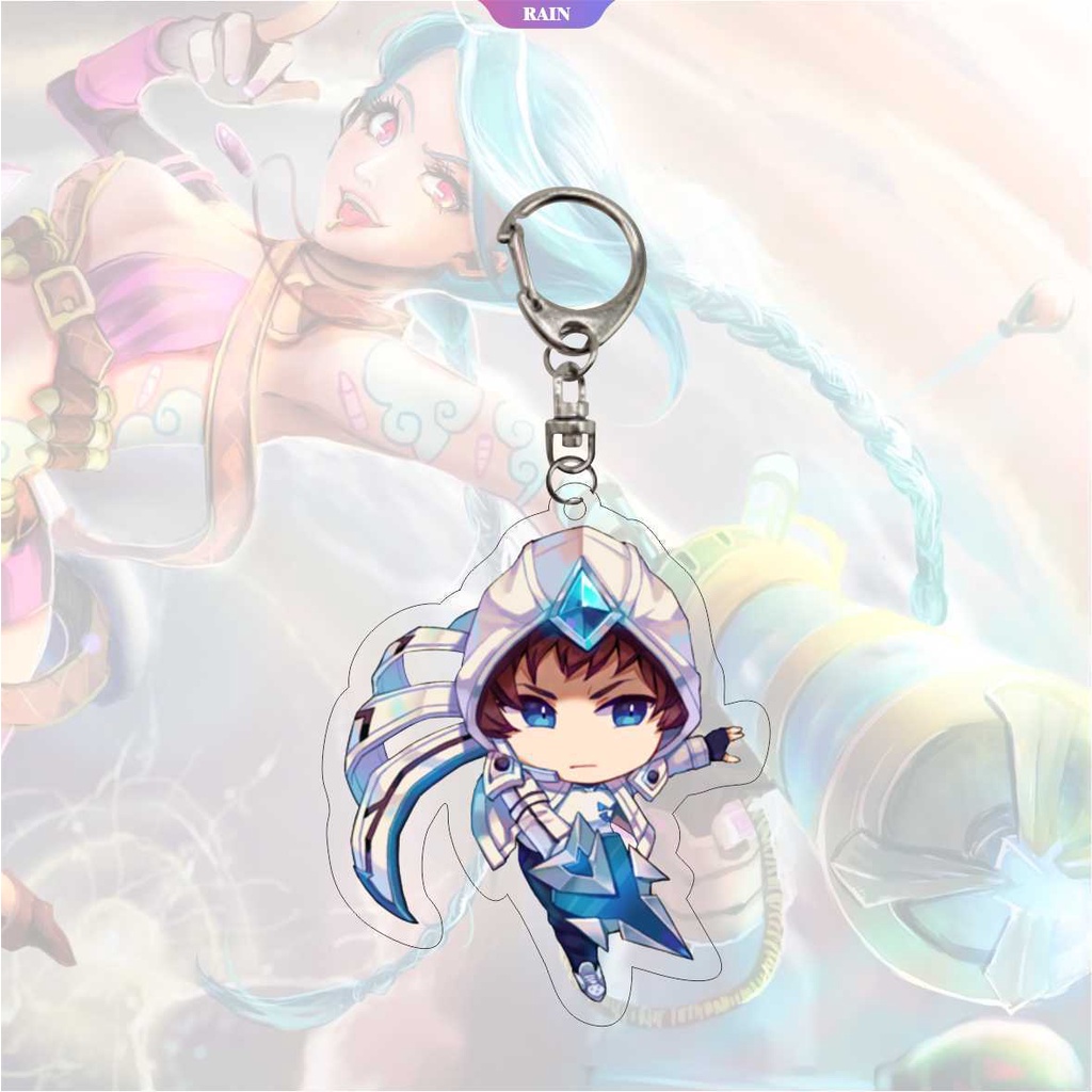 Lindo Anime Juego League of New Legends Llavero LOL Figura Acrílica ...