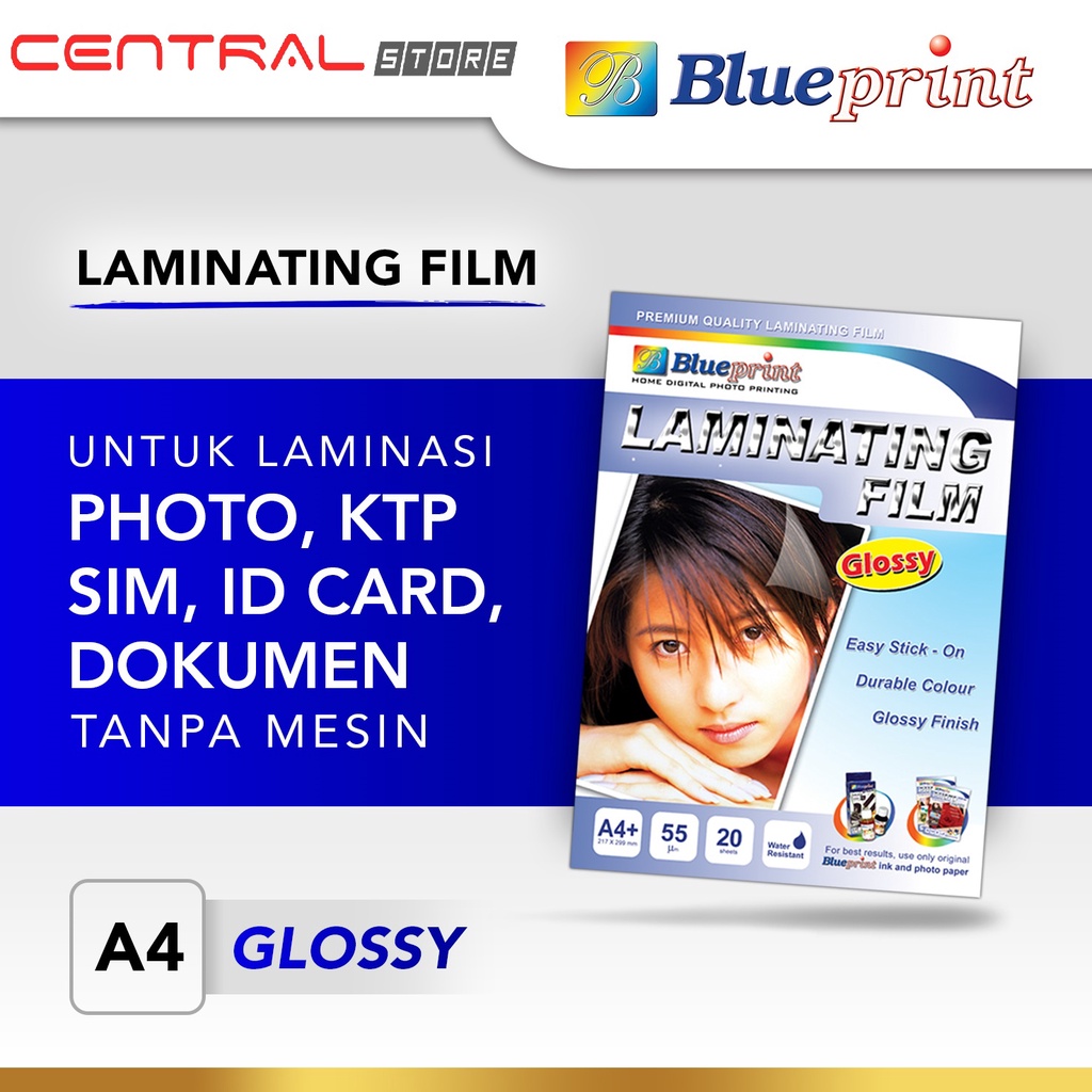 Papel Fotográfico Blueprint Laminado Brillante A4 20 Hojas De ...
