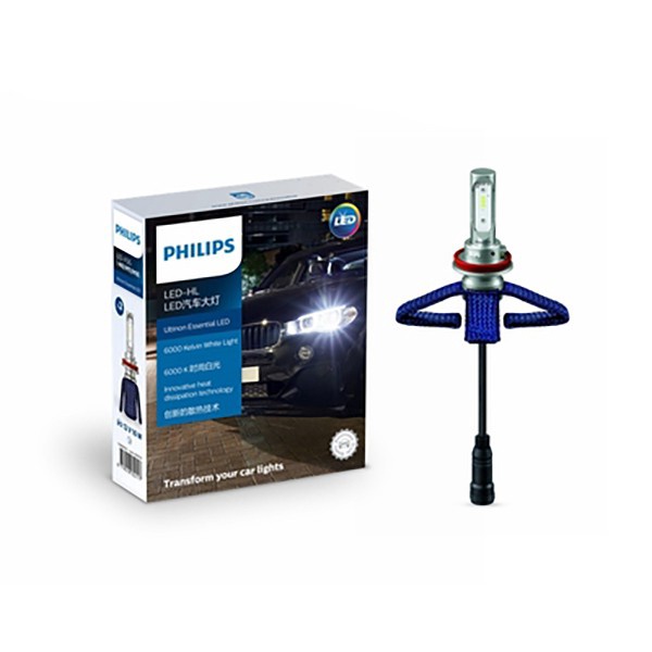 Philips New Ultinon Essential LED H4 H7 H11 HB3 HB4 Faros antiniebla HIR2 Coche Hi / Lo Beam ...