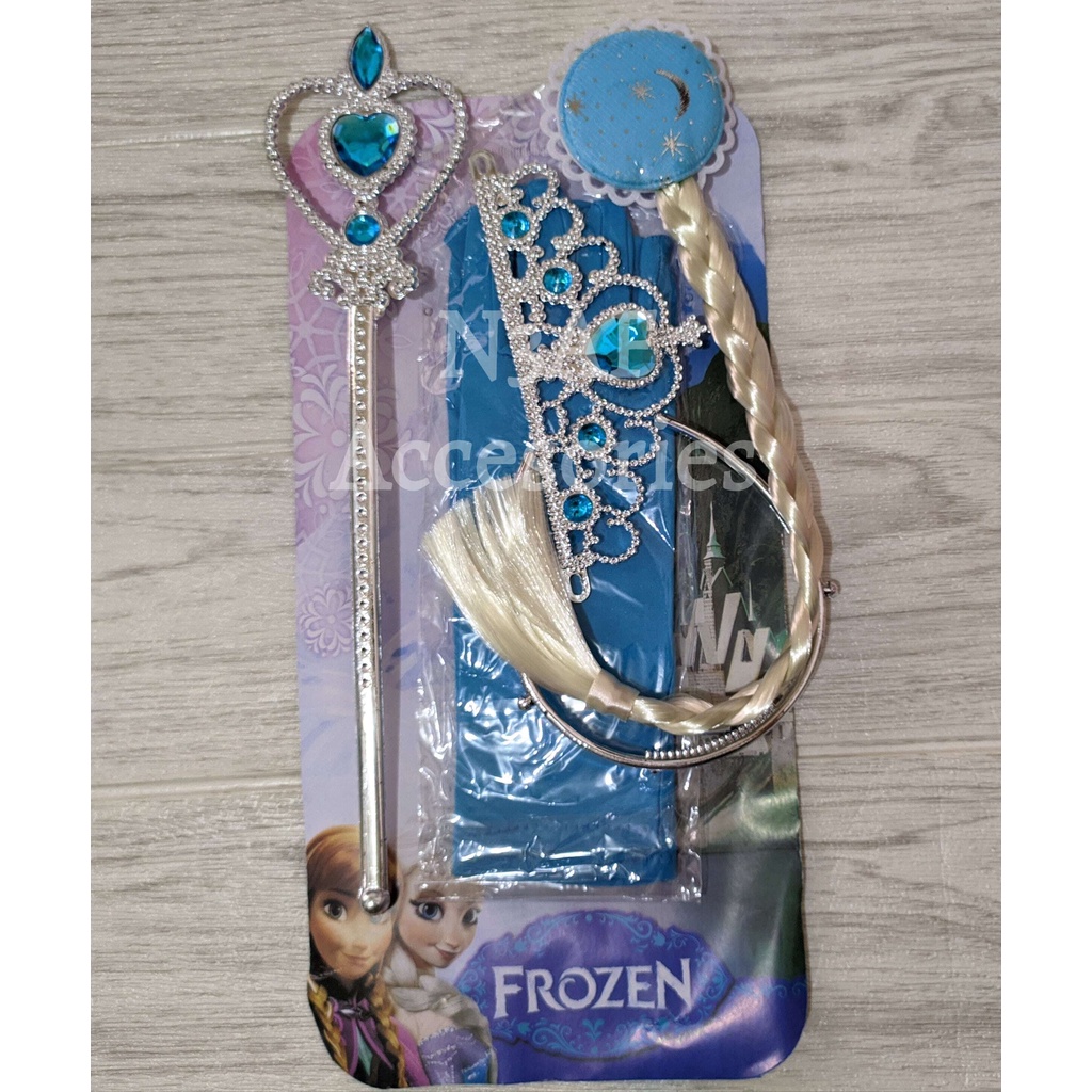 Frozen Stick 4 en 1 (guante de cereza + corona + palo + pelo) | Shopee ...