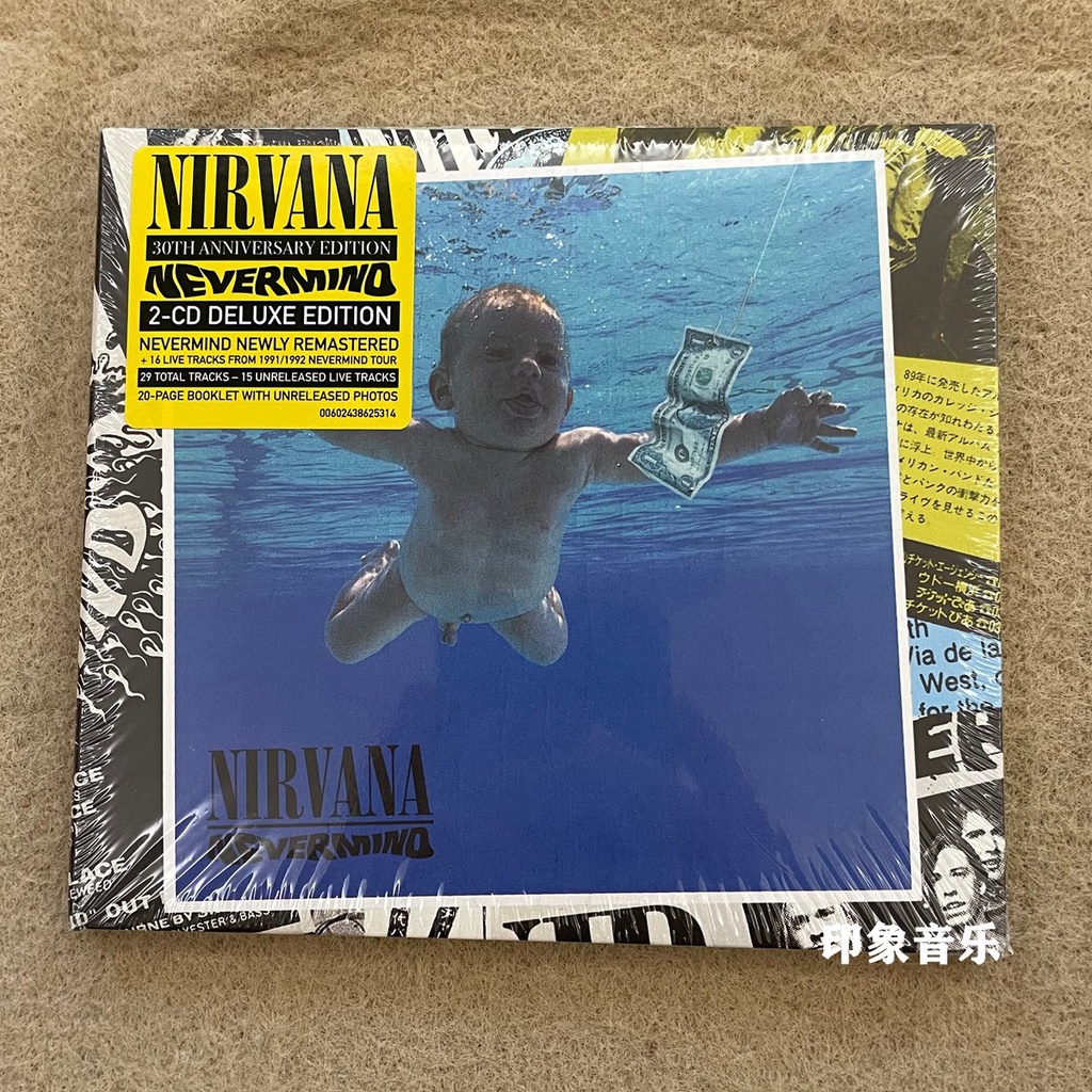 Nirvana Nevermind 30o Aniversario 2cd Edición De Lujo Cd Boutique De Reimpresión Clásica ...