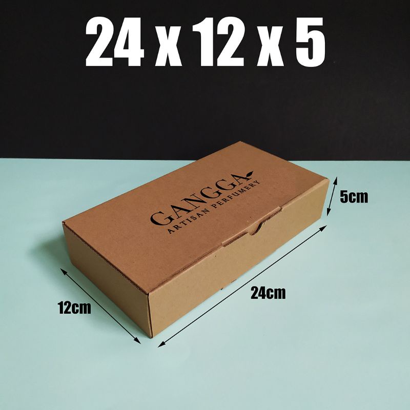 Serigrafía personalizada docenas de cajas de cartón 24x12x5CM (caja ...