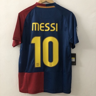Camiseta Retro Barcelona Fútbol 08 09 MESSI Camisa De Vintage | Shopee ...