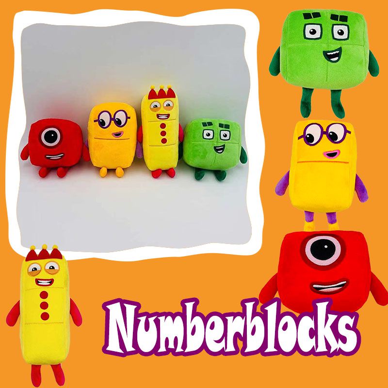 Numberblocks Lindo Muñeco De Peluche Suave Y Abrazable Ideal Para Jugar ...