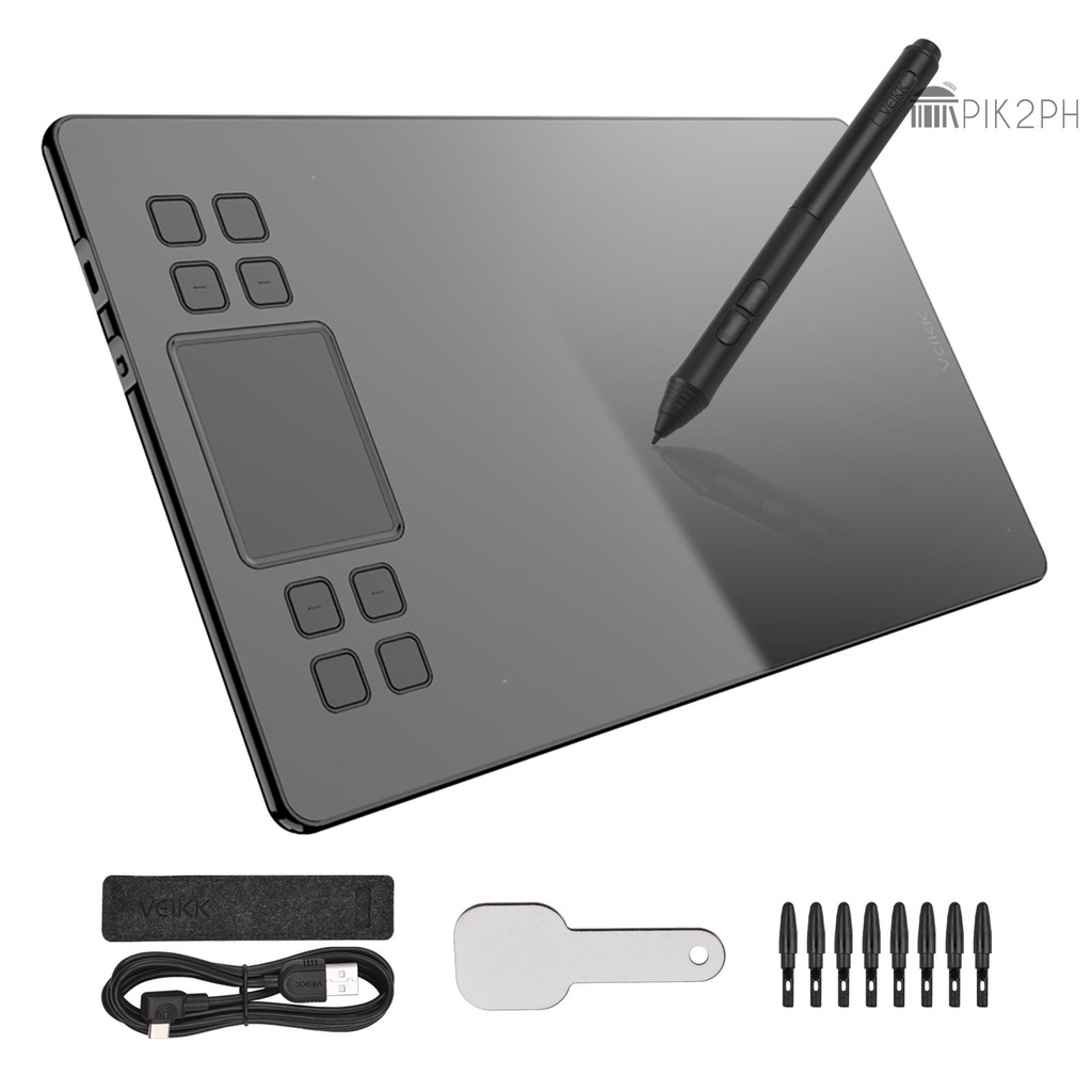 \ [pik2ph] VEIKK A50 Tableta De Dibujo Gráfico De 10 x 6 Pulgadas De ...