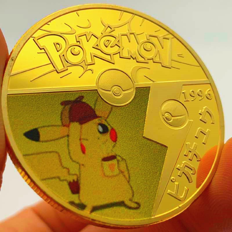 5pcs Pokemon Monedas Pikachu Colección De Juegos Souvenir Gyarados ...