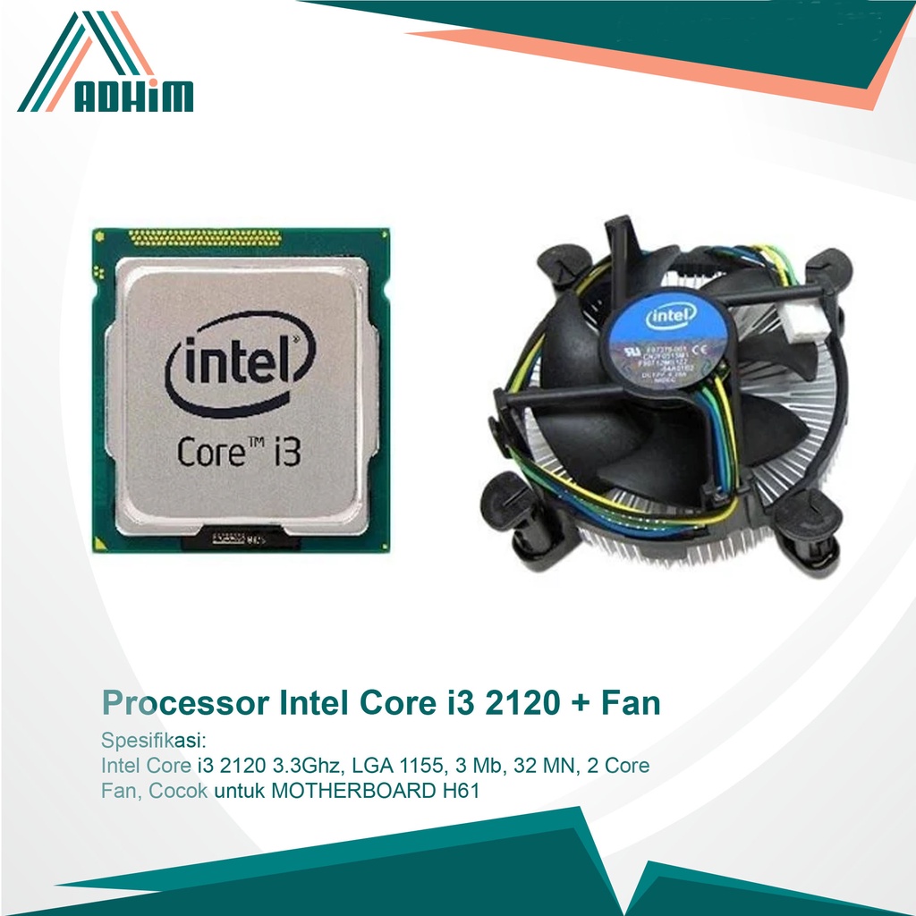 Procesador Intel Core i3 2120 + Especificaciones De La Bandeja Del ...