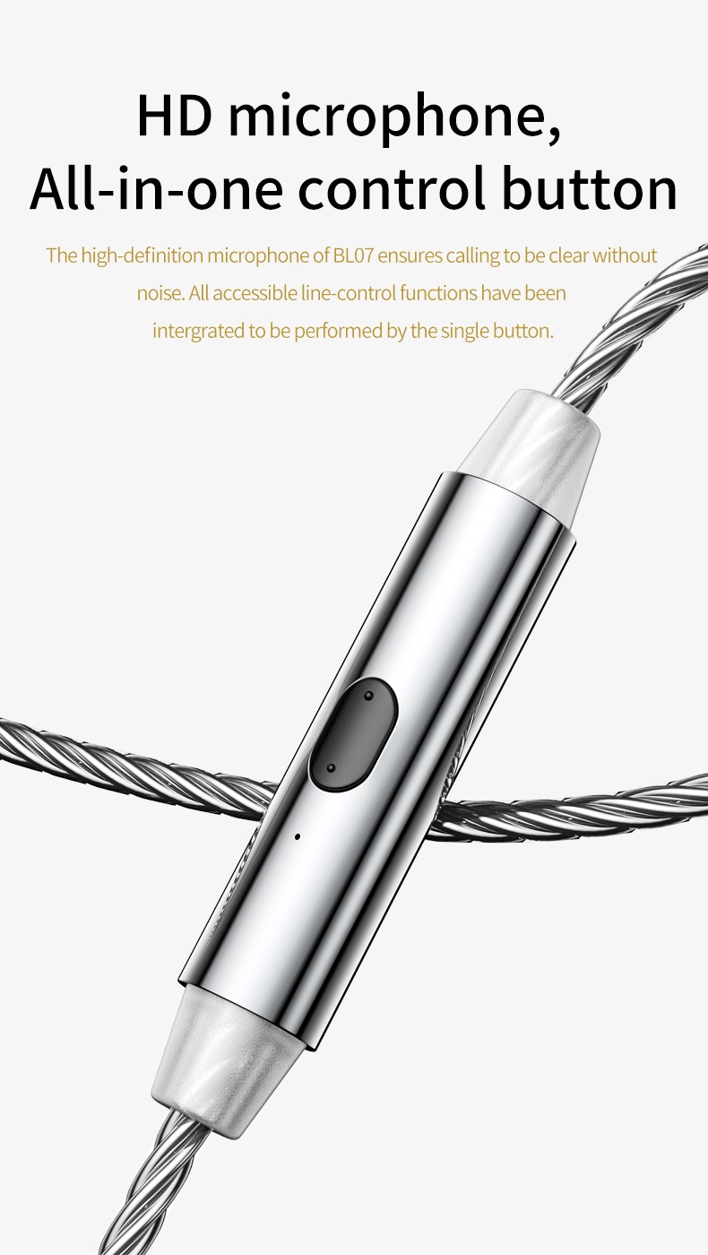 BLON BL-07 BL07 In Ear Earphones 10mm Fiber Diaphragm HIFI Headphone DJ Monitor Headset Noise ...