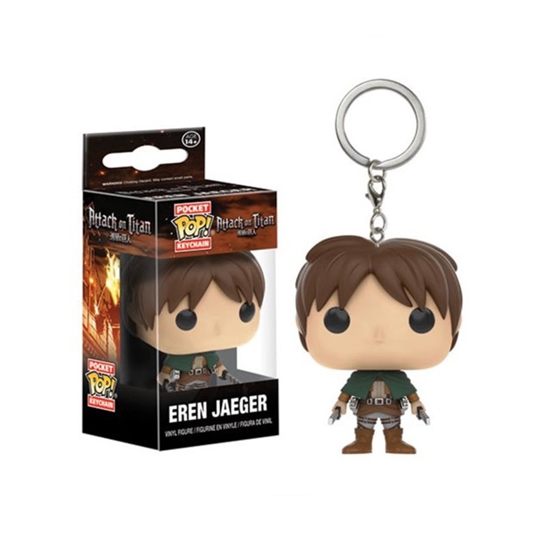 Anime Ataque En Titan Funko POP Llavero PVC Levi Eren Jager Annie ...