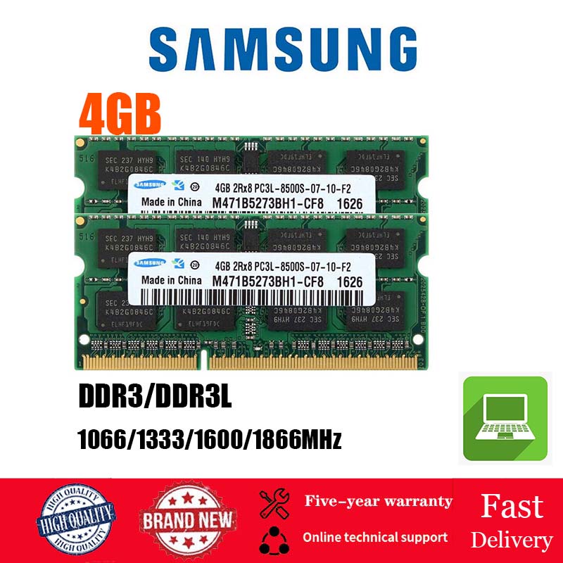 [En STOCK] Samsung Notebook Memory 4GB RAM DDR3/DDR3L SODIMM 1066/1333 ...