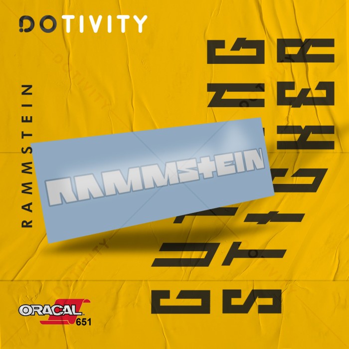 Adhesivo De Corte Rammstein | Shopee México