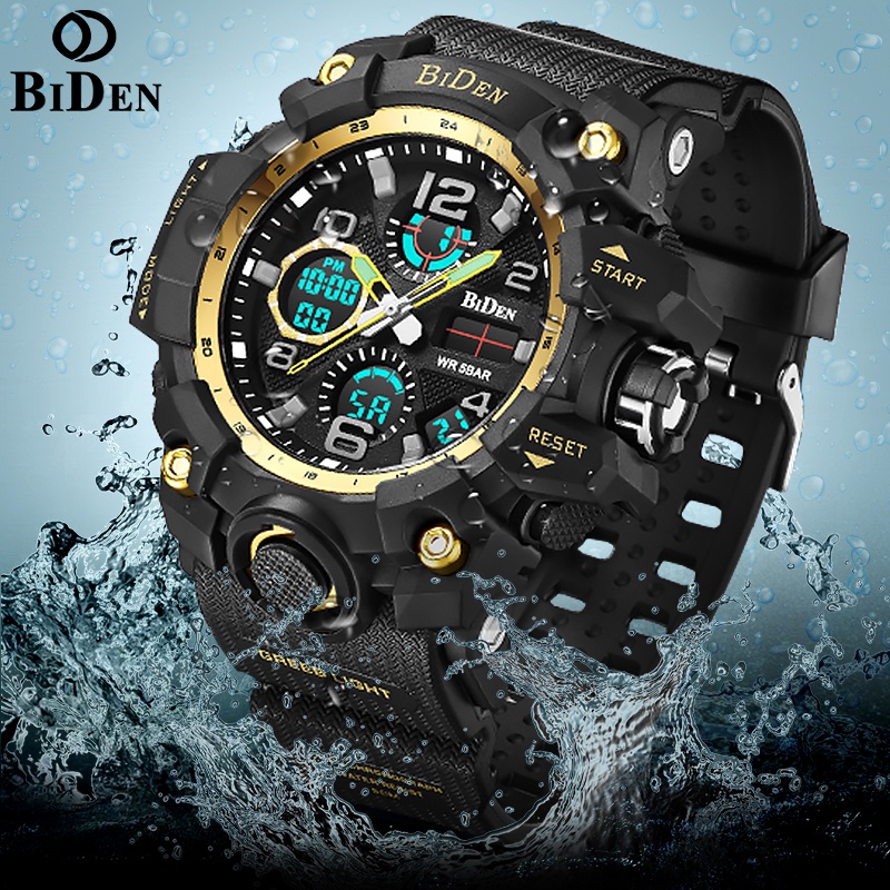 Relojes BIDEN Marca Original Digital Impermeable Para Hombre | Shopee ...