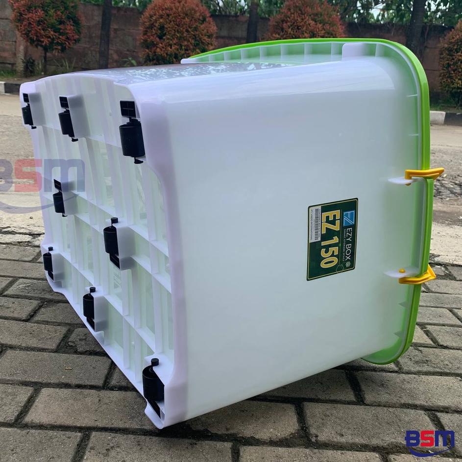 Caja contenedora JUMBO CB 150 litros grande con almacenamiento de rueda ...