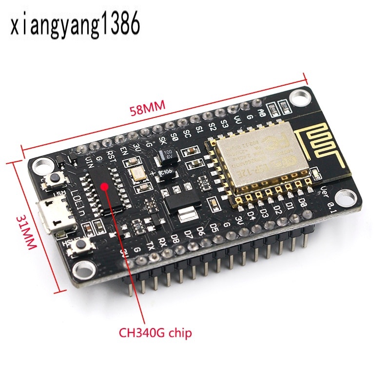 Módulo Inalámbrico NodeMcu v3 CH340 Lua WIFI IoT Placa De Desarrollo ESP8266 | Shopee México
