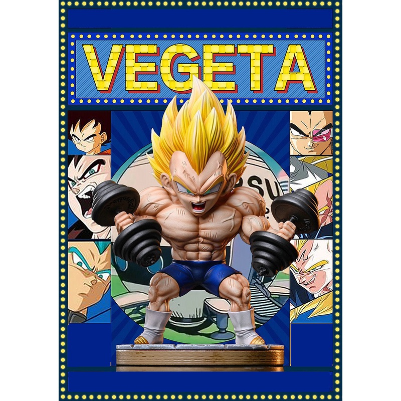 Dragon Ball Muscle Fitness Vegeta Bida GK Limited Estatua Modelo De ...
