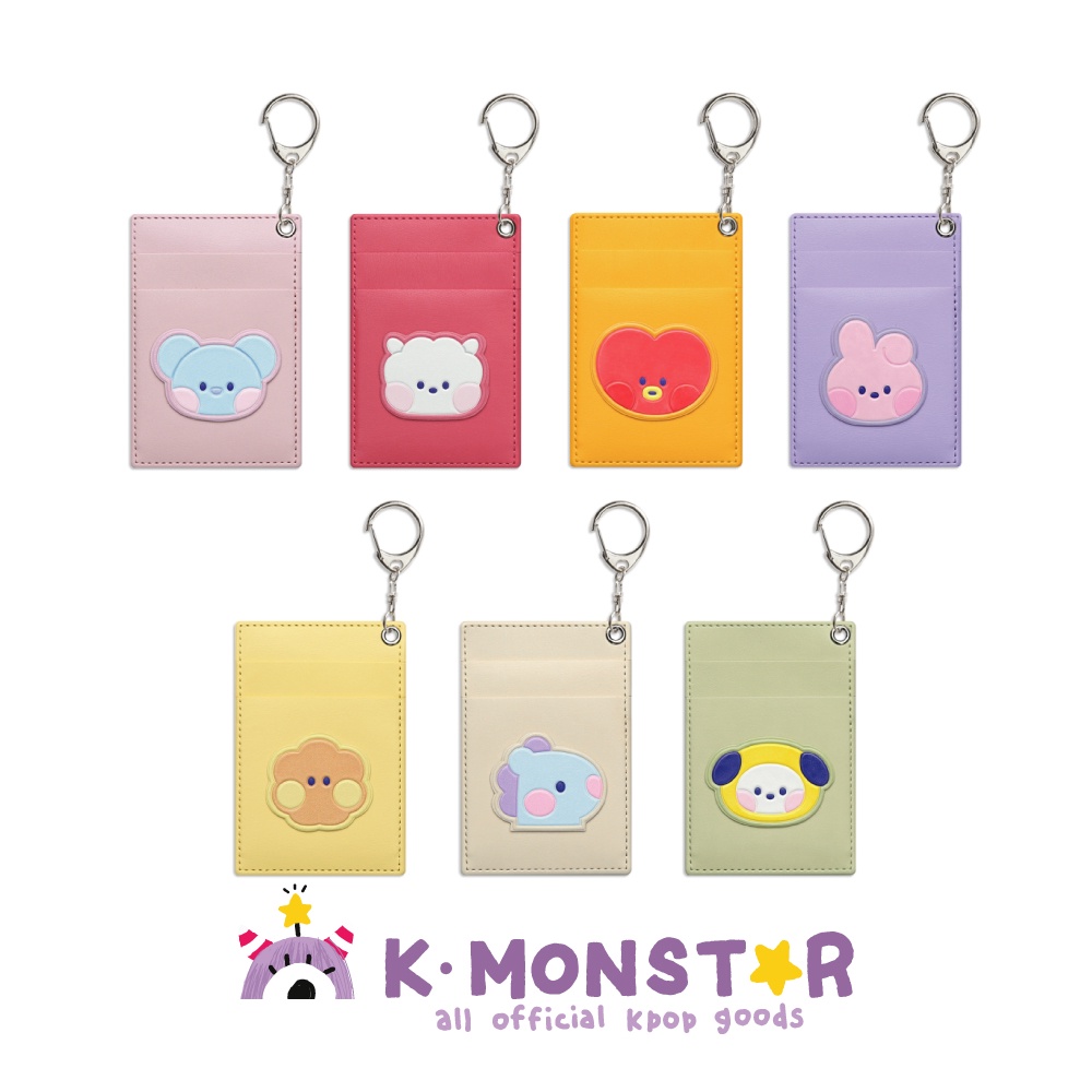 [BT21 Oficial] Monopoly BT21 minini Parche De Cuero Tarjetero | Shopee ...