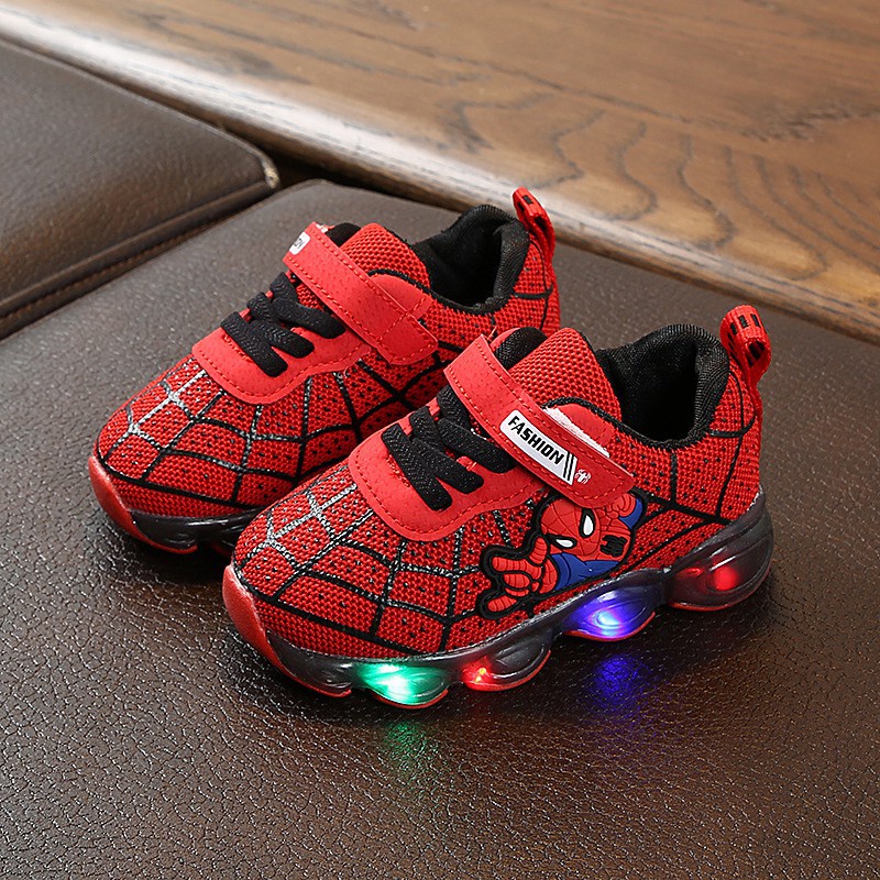 Tenis deportivos con luces LED de tela/zapatos de tacón bajo con Luz ...